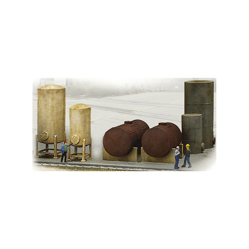 Walthers Cornerstone 3197 (HO) Industrial Tanks Detail Set -- Kit