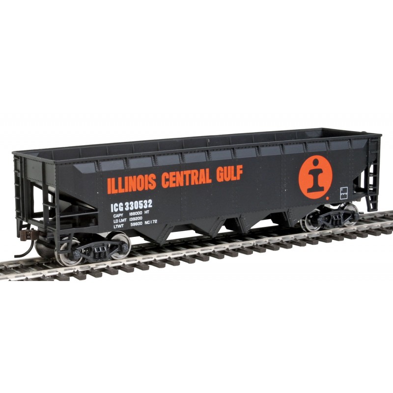 WALTHERS TrainLine 1426 (HO) Offset Hopper - Illinois Central