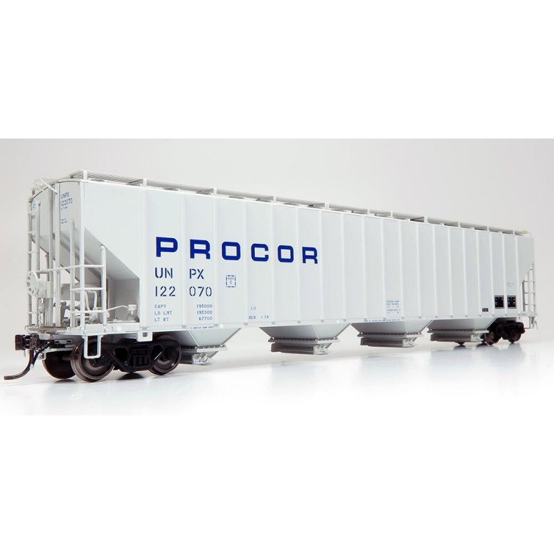 Rapido 157001A (HO) Procor 5820 Covered Hopper: UNPX - Procor Blue ...