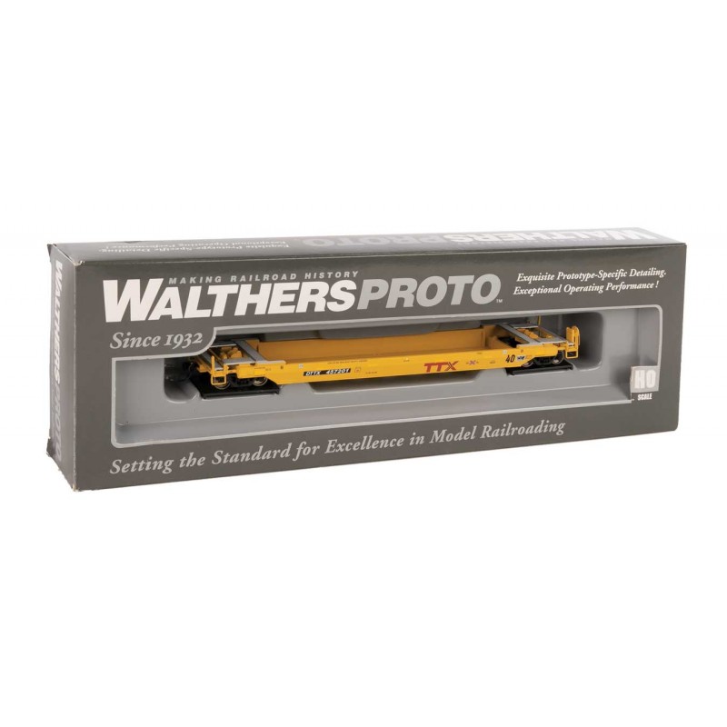 Walthers PROTO (HO) Gunderson Rebuilt All-Purpose 40' Well Car - TTX ...
