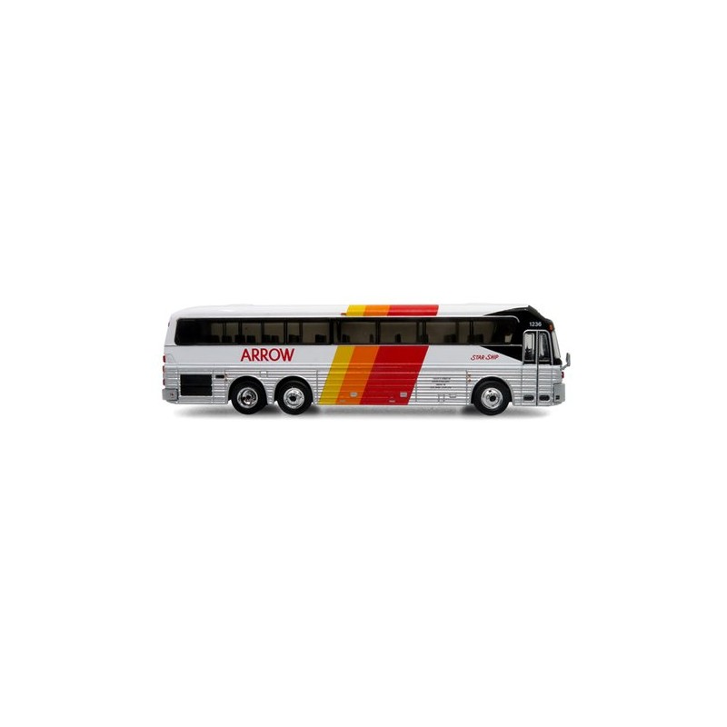 Iconic Replicas 87-0359 (HO) 1980 Eagle Model 10 Coach: Arrow Bus Lines