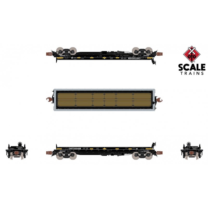 ScaleTrains Rivet Counter (N) Thrall-Trinity 42' Coil Steel Car, CHTT ...