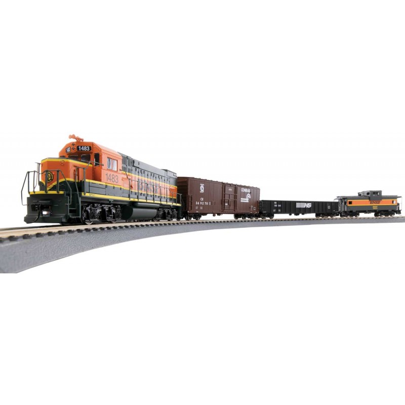 Walthers Trainline 1210 (HO) Flyer Express Fast-Freight Train Set -- BNSF