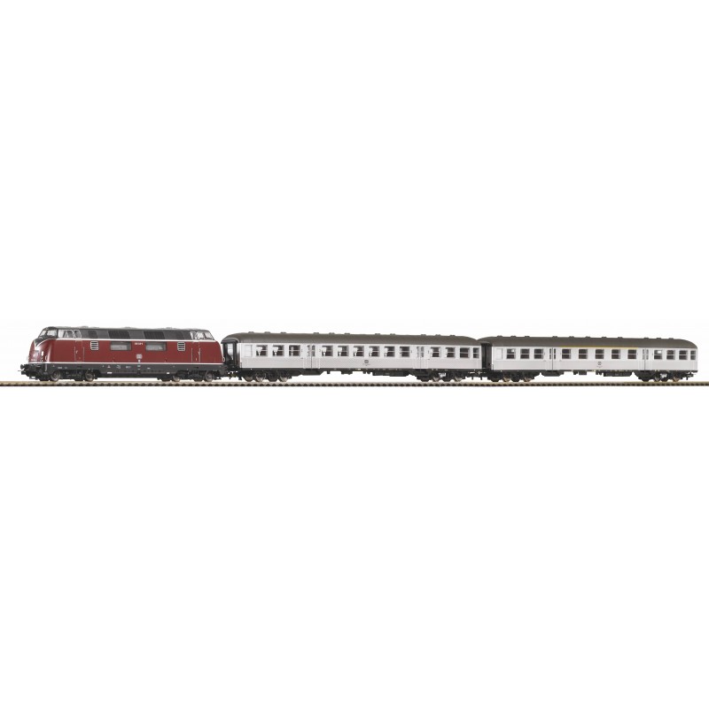 PIKO 59018 (HO) DCC starter set - Silberlinge passenger train (DB) BR ...