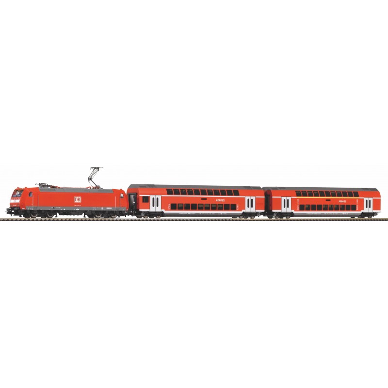 PIKO 59102 (HO) DCC starter set - Regio DB passenger train with BR 146 ...