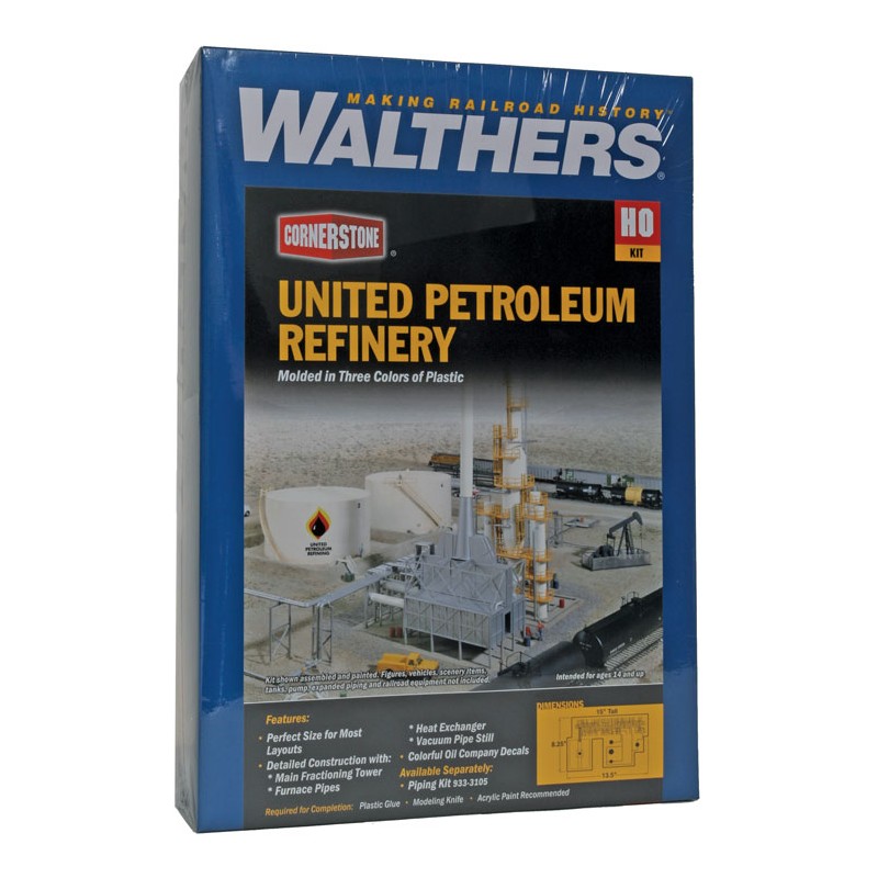 Walthers Cornerstone 3705 (HO) United Petroleum Refining -- Kit