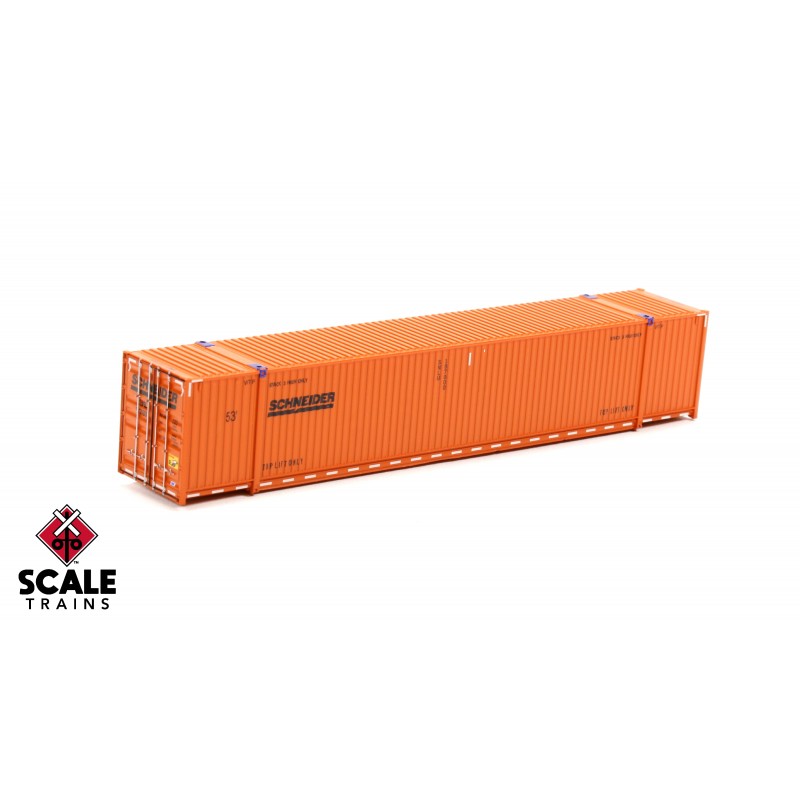 ScaleTrains Operator (N) CIMC 53’ Corrugated Dry Container, Schneider ...