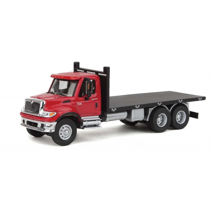 Walthers SceneMaster 11652 (HO) International® 7600 3-Axle Flatbed ...