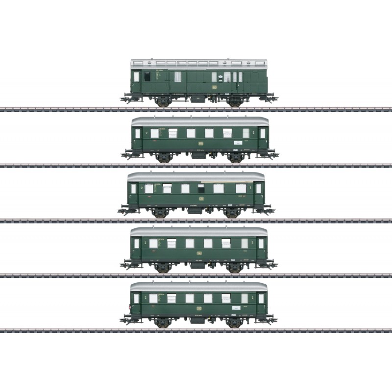 Märklin 43353 (HO) Branch Line Passenger Car Set (DB) Era III
