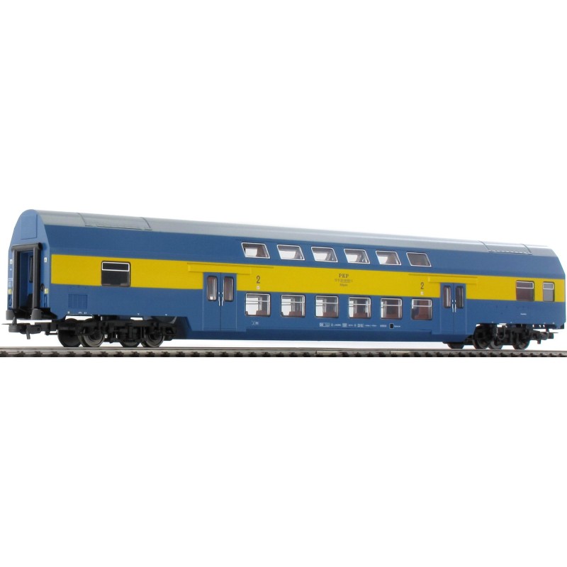 Piko 97056 (HO) Bi-Level Coach (PKP) 2. Klasse Stacja Raciborz, Era V
