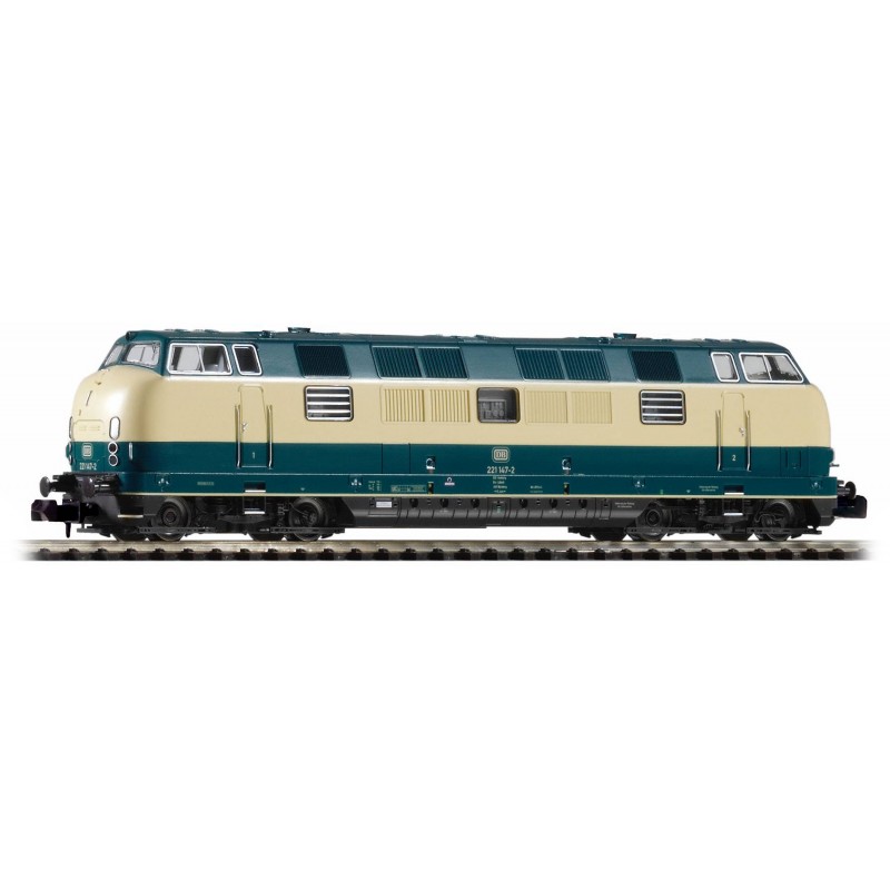 PIKO 40505 (N) BR 221 diesel locomotive (DB) Era IV - DCC/sound