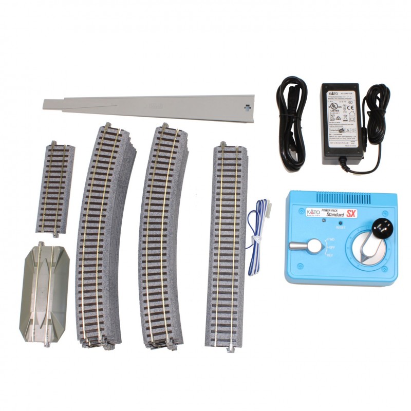 KATO 30-3003 (HO) Amtrak P42 Superliner Starter Set - Standard DC