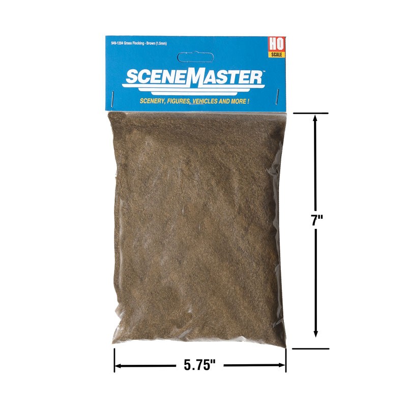Walthers SceneMaster 1204 (A) Static Grass Flocking - Brown