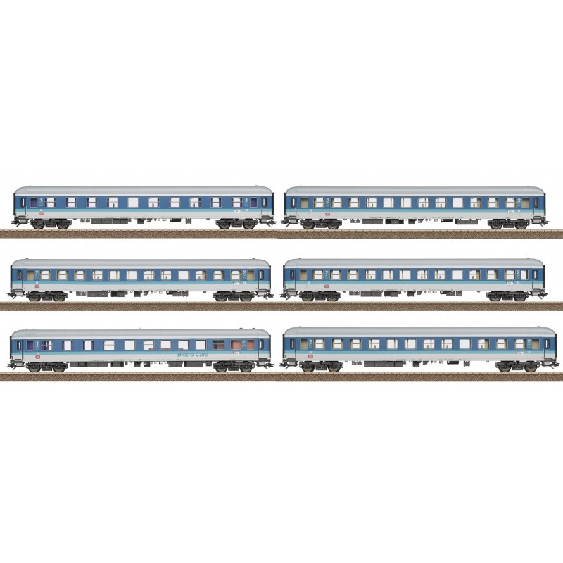 TRIX 23200 23201 23202(HO) InterRegio (DB) Passenger Car Set, Era V