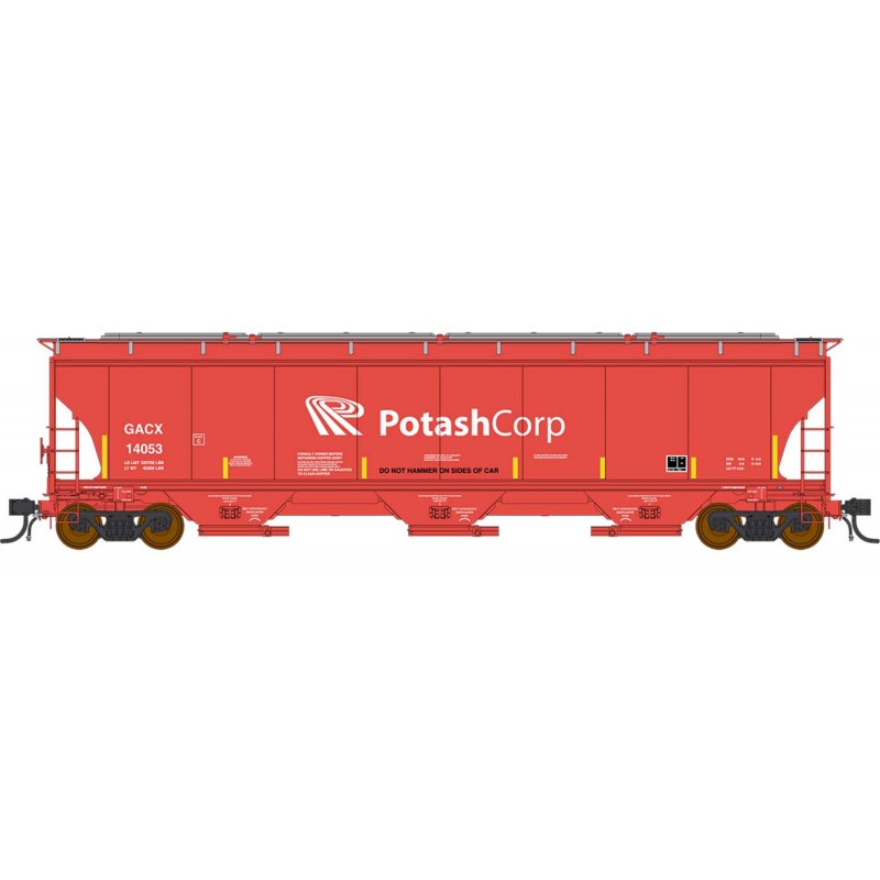 InterMountain 472117 (HO) Trinity 5161 Hopper "POTASH" GACK