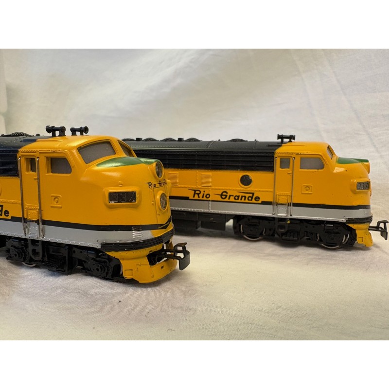 HAMO 3062 & 4062 (HO) F7 A-A Rio Grande (D&RGW) Diesel Locomotives - Standard DC