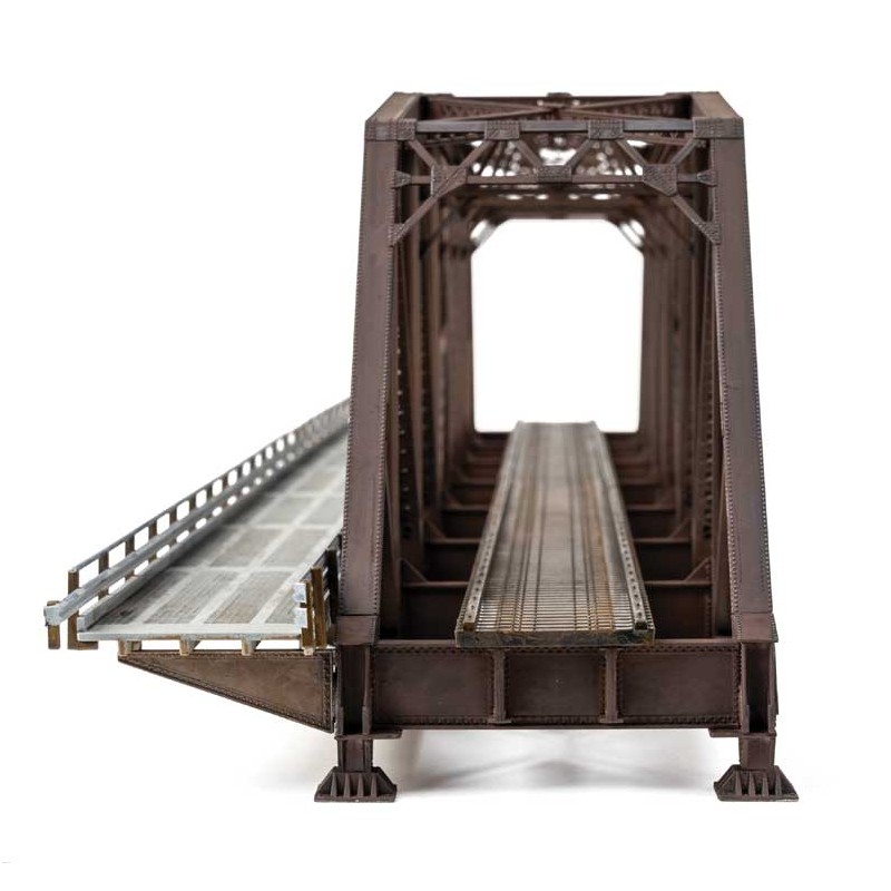 Walthers Cornerstone 4523 (HO) Truss Railroad Bridge with Roadway -- Kit