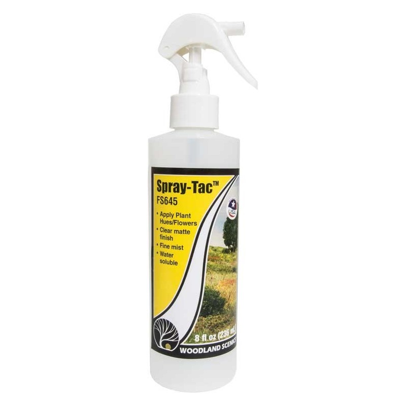 Woodland Scenics FS645 (A) Field System -- Spray-Tac™ - 8oz 237mL