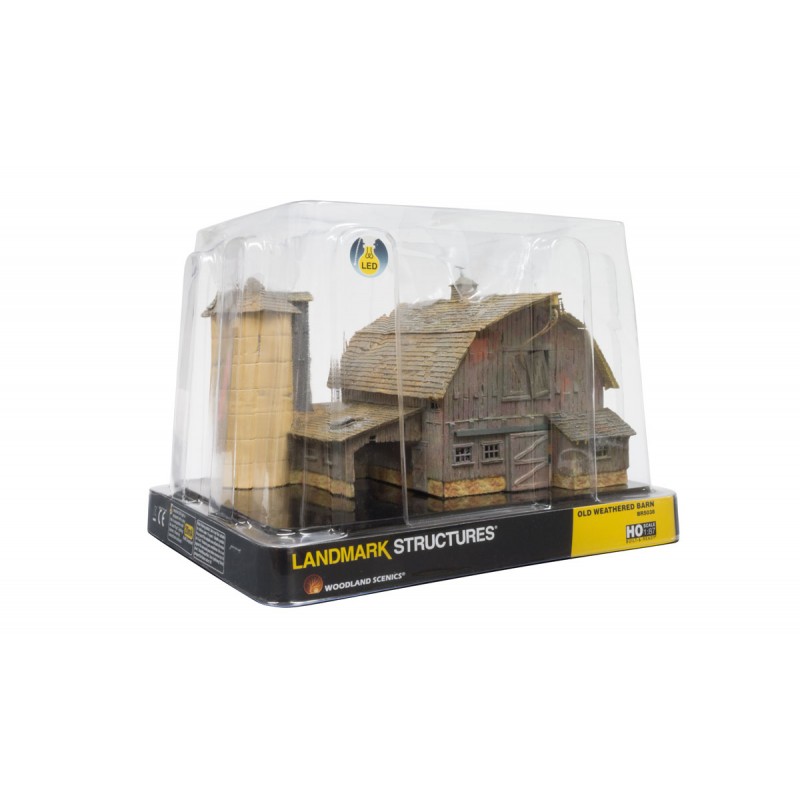 Woodland Scenics BR5038 (HO) Old Weathered Barn - Built-&-Ready ...