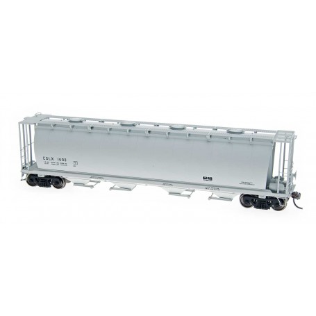 InterMountain 45218 (HO) 59' 4-Bay Cylindrical Covered Hopper w/Round ...